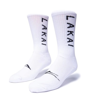 Lakai Tube Crew Sock 運動襪 - White - ALL RIDE SKATE/SURF/SNOW