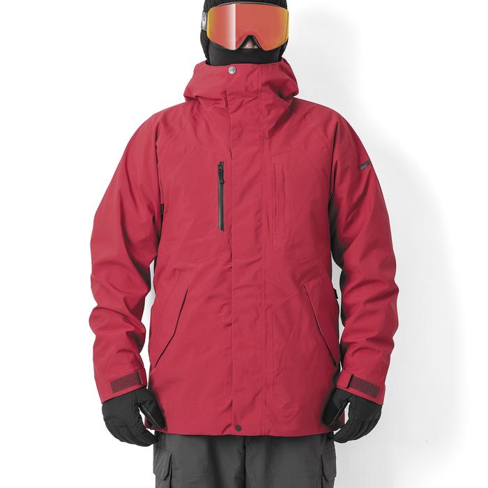 241 Men's Explorer Jacket 滑雪外套 - Aurora Red - ALL RIDE SKATE/SURF/SNOW